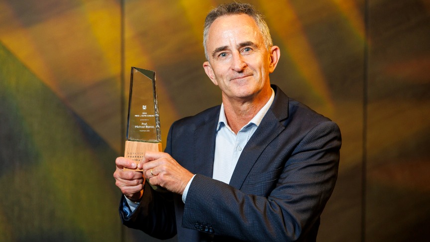 Professor Michael Barras wins national Pharmacy award | Metro South Health